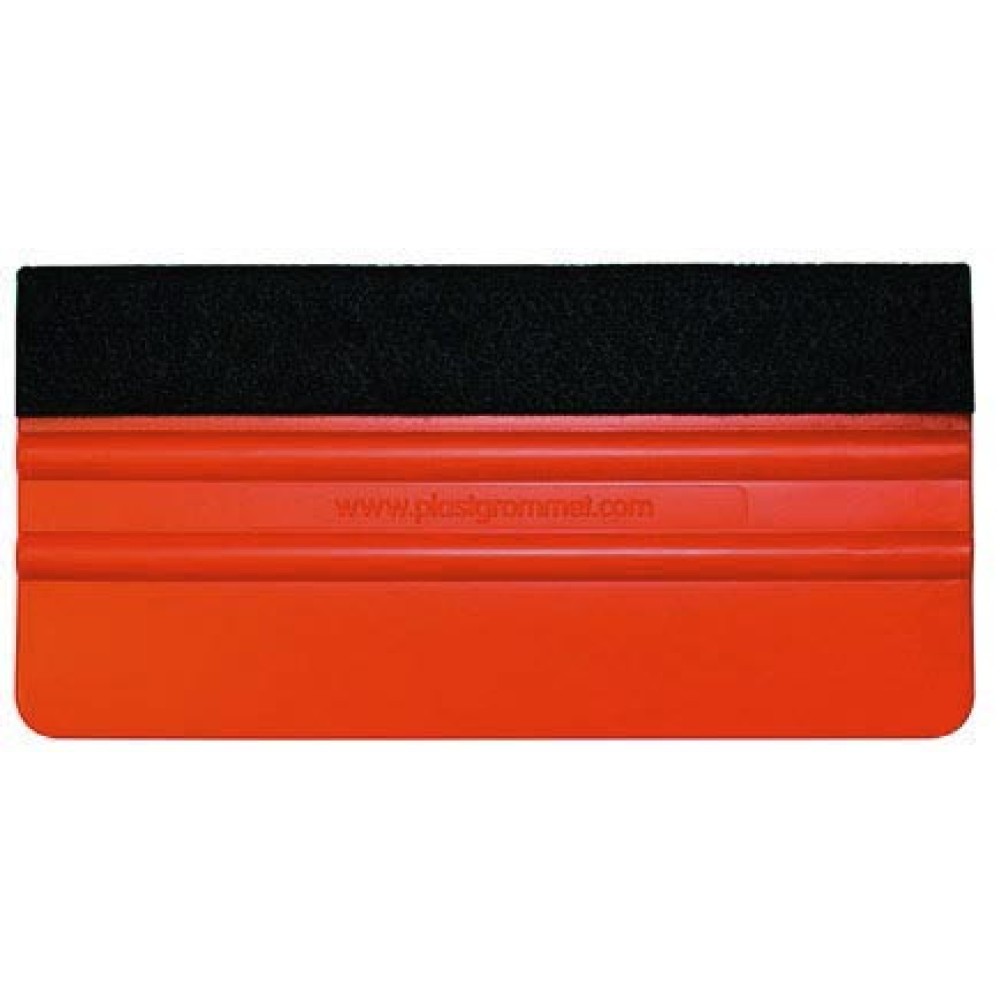 Felt edge Red squeegee 10cm